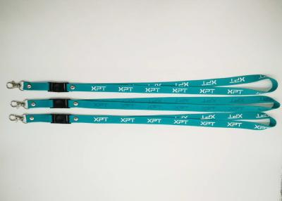 China Silicone Printing Deluxe Silk Screen Lanyards Customized Logo for sale