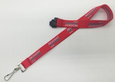 China 2.0CM Wide Promitonal  Silk-screen Printing Lanyards with Red  Nylon material for sale