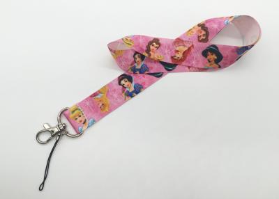 China Fashinable Disney  sublimated  lanyards with cartoon figures for promotion gifts for sale