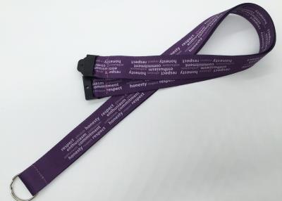China Purple color customized profesionnal  sublimation lanyards with any  logo on it for sale