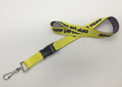 China Different Color Safety Release Double Sided Lanyard For Exhibition Show for sale