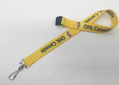 China 20MM OEM Accepted Dye Sublimation Lanyards For Keys / Id Badges  for sale