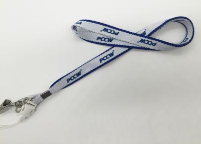 China White color silk screen printing Lanyards with Fast Shipping for promotional gifts for sale