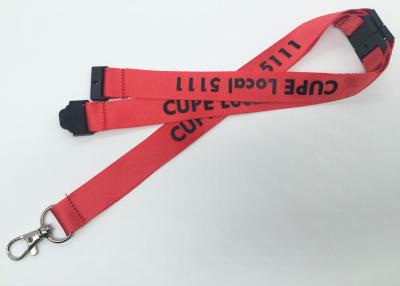 China Fantastic Woven Silk Screen Lanyards With Breakaway Safety Feature  for sale