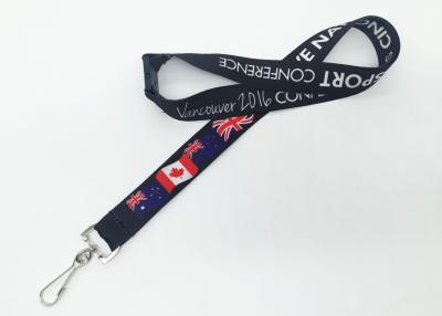 China Safety Release Breakaway Neck Lanyard Custom Printing With Flag Logo for sale