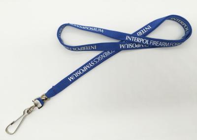 China Multi Color 10 Mm Tube Polyester Event Staff Lanyards With Metal Hook for sale