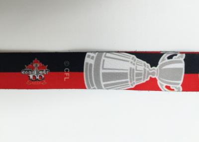 China Gift Bamboo Id Card Sublimation Printing Lanyards , Name Badge Lanyards for sale