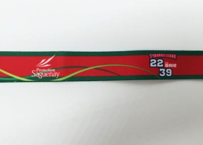China Eco - Friendly Polyester Material Dye Sublimation Lanyards With Metal Hook for sale