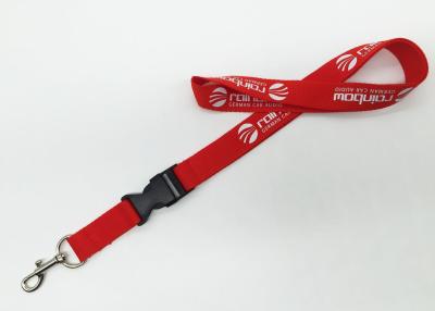 China Single Personalized Lanyards , Exhibition Event School Lanyard With Bulldog Clip  for sale