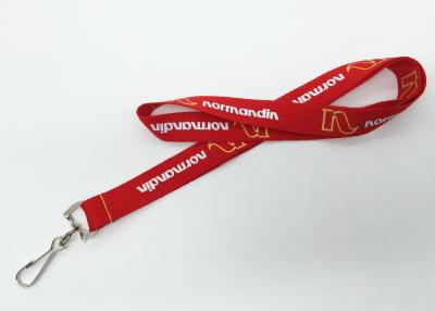 China ECO Friendly Polyester Nylon Breakaway Neck Lanyard With Detachable Clip for sale