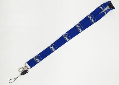 China Nylon material Silk Screen Lanyards , print mobile safety lanyards for id badges  for sale