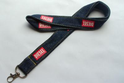China 1.5Cm Width Custom Logo Lanyard For Whistle , Light Weighted Badge Holders Lanyards for sale
