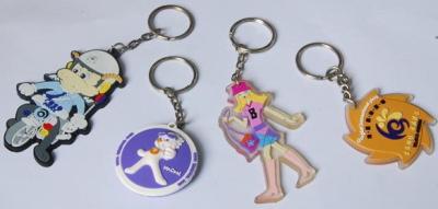 China High Visible Custom PVC Keychains With Plastic / Rubber Material for sale