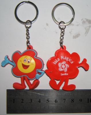 China Eco Friendly 3D Flexible Custom Plastic Keychains For Boy'S Gift for sale