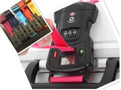 China OEM & ODM Available Personalised Luggage Straps With Combination Lock  for sale