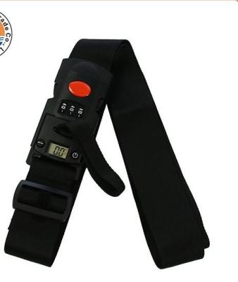 China 180CM Length Black Luggage Straps , Woven Luggage Straps For Gifts for sale