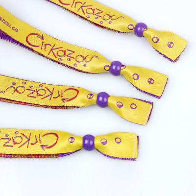 China Yellow Pink Color Decorative Custom Wrist Band For Business Gift for sale