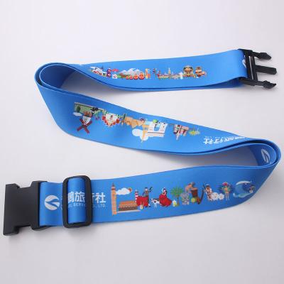China 5.0CM wide 180CM length with colorful Customer sublimation printing Luggage belt for sale