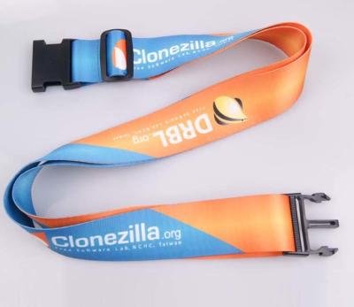 China 5.0CM wide 180CM length with colorful Customer sublimation printing Luggage belt for sale