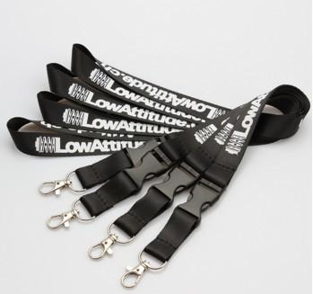 China Cute 1.5cm width metal hook event staff lanyards for Exhibition for sale