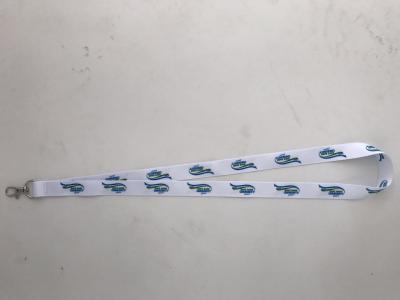 China Heat Transfer Badge Holder Lanyard / Polyester Custom Printed Lanyards Pantone Color for sale