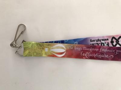 China Pantone color heat transfer printing neck strap lanyard promotional width 2cm for sale