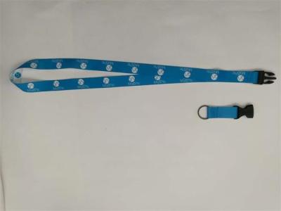 China Personalized Printed Sublimation Woven Polyester Lanyard / Advertising Custom Neck Lanyards for sale