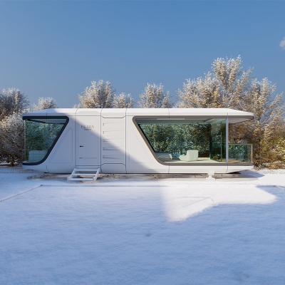 China 11.5M Modern Luxury Space Capsule Home - Prefabricated Container House with 10 Ton Weight & 40dB+ Sound Insulation for sale