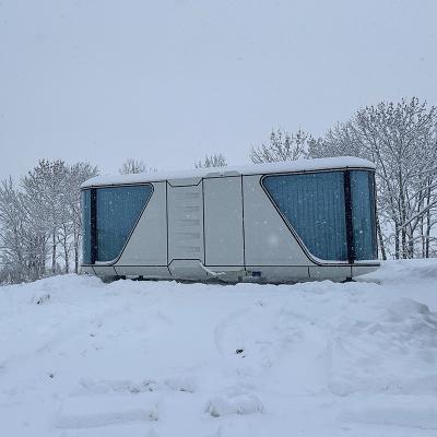 China 10 Ton Space Capsule Room Futuristic Sleep Pod Tiny House 8.5m x 3.3m Prefab Home for sale