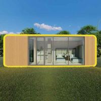 China Prefabricated Container House Wind Resistance Grade 9 Galvanized Steel Pipe 200 Units Monthly for sale