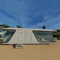 China 10-Ton Luxury Space Capsule House for Hotels & Resorts - 15,000 sqm Factory, 200+ Monthly Capacity for sale