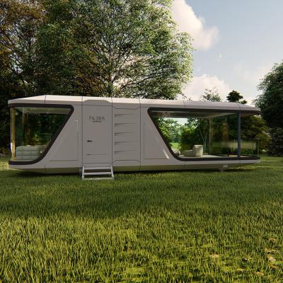 China Galvanized Steel Prefabricated Capsule House - Mobile Outdoor Living Unit with Smart Control System for sale