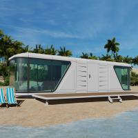 China Prefabricated Mobile Modular Micro Capsule House 11.5×3.3×3.2m 10T Capacity Luxury Accommodation for sale