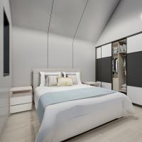 China Insulated Waterproof Fireproof 38sqm Space Capsule Home Prefabricated Modular House for sale