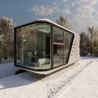 China Steel Frame Prefabricated Detachable Container Capsule House for Resort Camping 20ft for sale