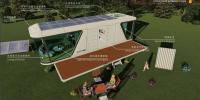 China Expandable Container Capsule House 28sqm Luxury Apartment Portable Home for sale