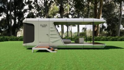 China Mobile Space Capsule House 8.5x3.3x3.2M Prefab Structure with 40-Year Lifespan and 8.7 Ton Weight for sale