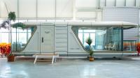 China Modular Space Capsule with Balcony - 10KW Energy Efficient Prefabricated Office & Residential Unit for sale