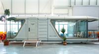 China Prefabricated Space Capsule House 11.5m x 3.3m Modular Tiny Home for Tourism Hospitality for sale