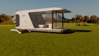 China 28 m² Space Capsule House with Galvanized Steel Frame for Living for sale