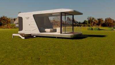 China 28 m² Space Capsule House with Galvanized Steel Frame for Living for sale
