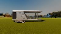 China 28 m² Space Capsule House with Galvanized Steel Frame for Living for sale