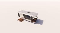 China 28 m² Space Capsule House with Galvanized Steel Frame for Living for sale