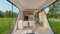 China Prefabricated Space Capsule House Modern Design Smart Home 45dB Sound Insulation for sale