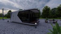 China China High tech Space Capsule House Container with Balcony Smart System Space for sale