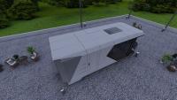 China 10 Tons Container Prefabricated Capsule House 11.5x3.2x3.2m With Kitchen and Smart Control System for sale
