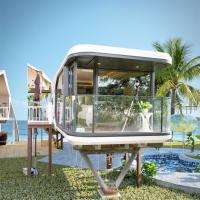China FULL KING K9 Space Capsule House with Intelligent Access Control System - 3400mm Width Modular Green Housing for sale
