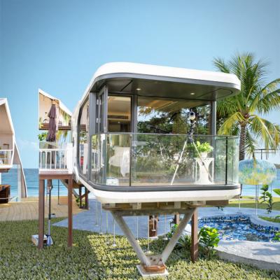 China FULL KING K9 Space Capsule House with Intelligent Access Control System - 3400mm Width Modular Green Housing for sale