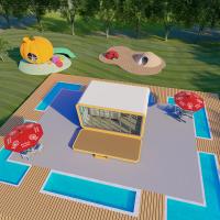 China Apple Cabin House 6x3x3m Customizable Office Container with Color and Size Options for sale