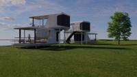 China Steel Frame Prefabricated Container Camping Tiny House 20ft Anti Corrosion for sale